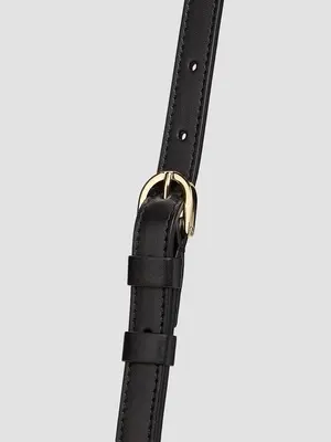LANVIN Cat-handle Leather Hobo Bag