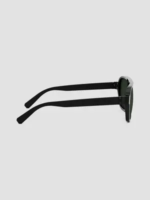 BVLGARI Aluminium 56mm Tortoiseshell Square Sunglasses - Black