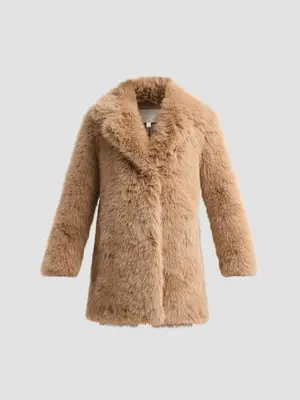 LoveShackFancy Mornet Faur-fur Coat