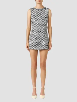 LIBEROWE Moorgate Tweed Minidress