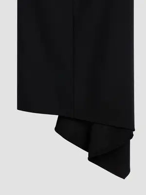 Givenchy Slashed Long Skirt In Wool
