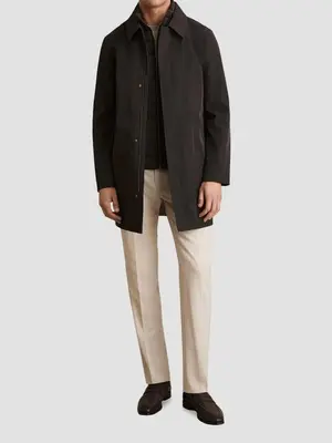 REISS Logan Hybrid Overcoat