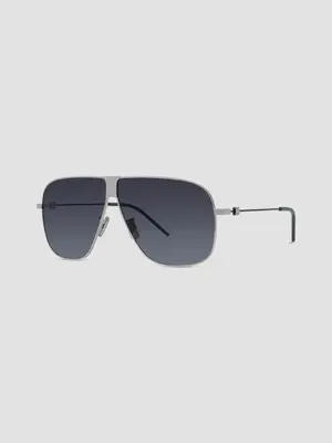 Givenchy Gv Speed 64mm Pilot Sunglasses - Silver Grey