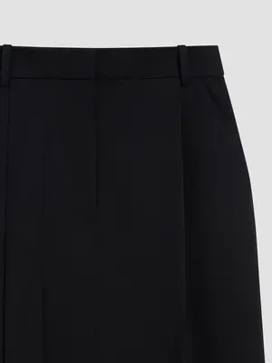 Givenchy Slashed Midi Skirt In Wool