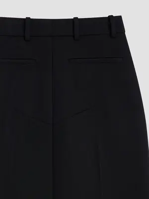 Givenchy Slashed Midi Skirt In Wool