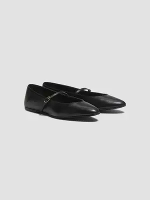 Aera Mina Faux Leather Mary Jane Flats