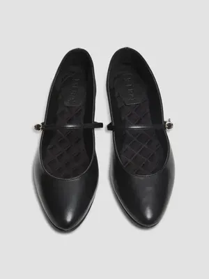 Aera Mina Faux Leather Mary Jane Flats