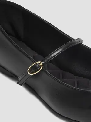 Aera Mina Faux Leather Mary Jane Flats