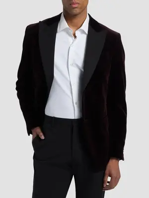 SAKS FIFTH AVENUE Collection Solid Cotton Dress Shirt