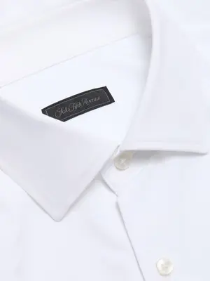 SAKS FIFTH AVENUE Collection Solid Cotton Dress Shirt