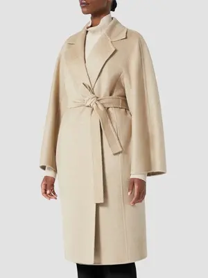 Marina Rinaldi Double Sided Pure Cashmere Coat