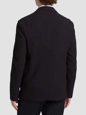 Emporio Armani Textured Unlined Soft Jacket