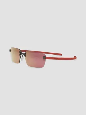 Tag Heuer Flex 60mm Rectangular Sunglasses - Red