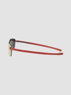 Tag Heuer Flex 60mm Rectangular Sunglasses - Red