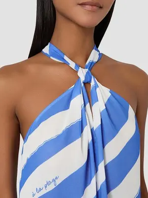 MILLY Ava Striped Maxi Dress