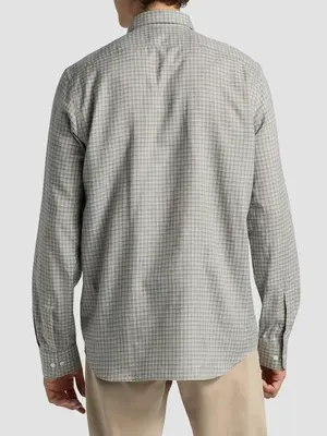 SAKS FIFTH AVENUE Collection Check Wool-blend Shirt