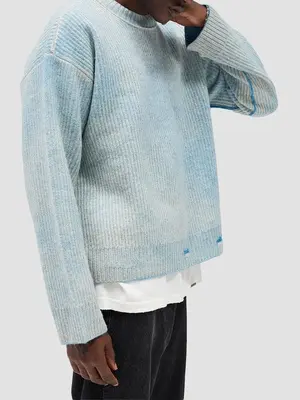 REPRESENT Legacy Fade Out Reversible Knit Crewneck Sweater
