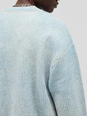 REPRESENT Legacy Fade Out Reversible Knit Crewneck Sweater