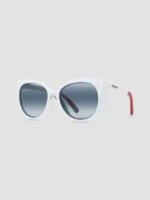 Vuarnet Altitude 02 55mm Cat-eye Sunglasses - White