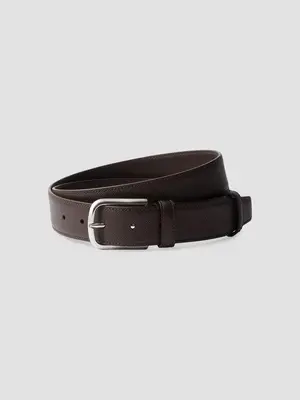 Prada Saffiano Leather Belt Brown