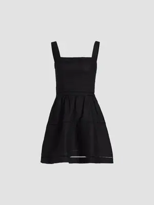 REFORMATION Everett Linen Sleeveless Minidress