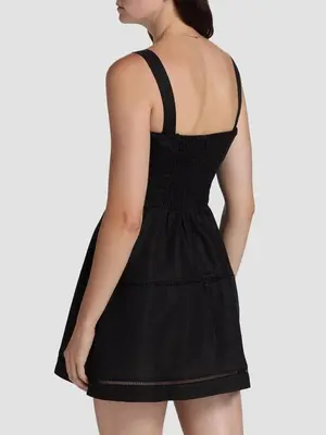 REFORMATION Everett Linen Sleeveless Minidress