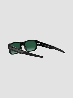 Tag Heuer Golden Age 54mm Rectangular Sunglasses - Black