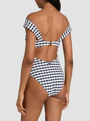 MILLY Betsy Cottage Gingham One-piece Swimsuit