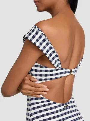 MILLY Betsy Cottage Gingham One-piece Swimsuit