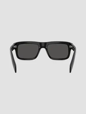 Prada 56mm Rectangular Sunglasses