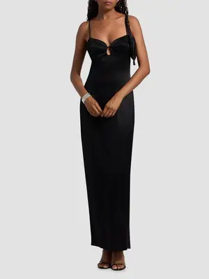 REFORMATION Sathia Satin Maxi Dress