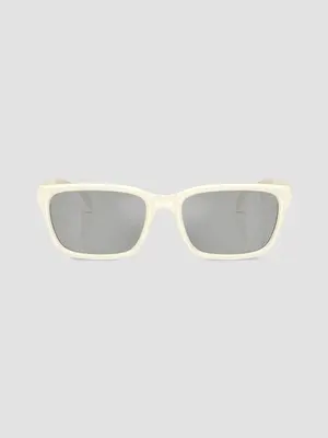 Moncler 55mm Rectangular Sunglasses