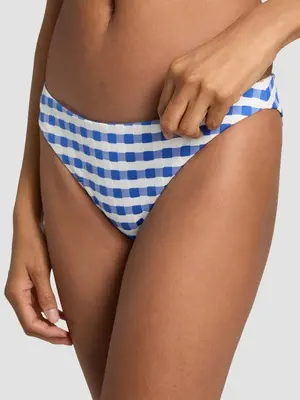 MILLY Margot Cottage Gingham Bikini Bottom