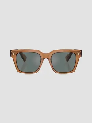 Oliver Spencer Ollice 52mm Pillow Sunglasses - Blue