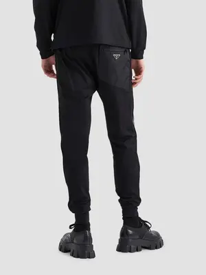Prada Technical Cotton And Re-nylon Pants