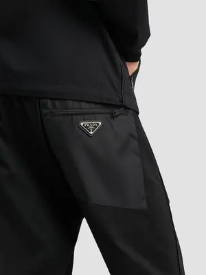 Prada Technical Cotton And Re-nylon Pants