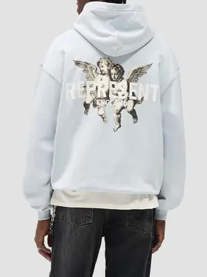 REPRESENT Legacy Cherubs Graphic Cotton Hoodie