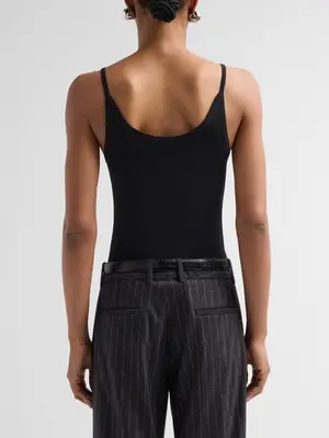 NILI LOTAN Aronia Silk Sweater Tank