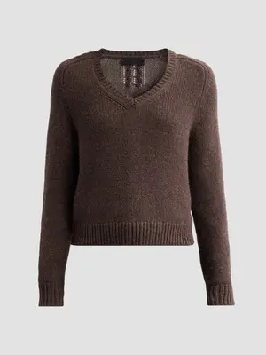 NILI LOTAN Vicki Cashmere-wool Sweater - Walnut Heather
