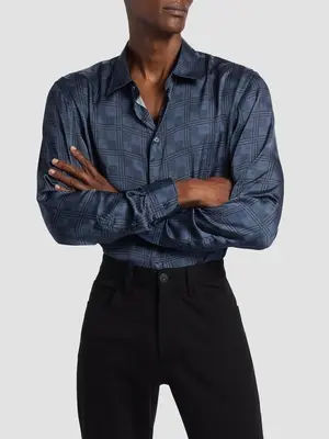 Emporio Armani Plaid Sport Shirt