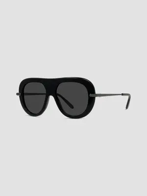 Loewe Slim 52mm Pilot Sunglasses - Black