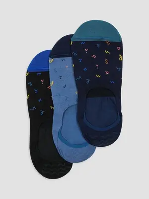 Paul Smith Meribel 3-pack No-show Socks - Multi