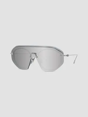 Loewe X Matsuda Shield Sunglasses - Grey
