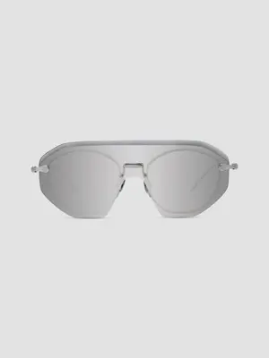 Loewe X Matsuda Shield Sunglasses - Grey