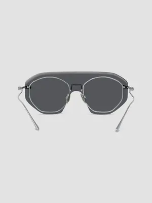Loewe X Matsuda Shield Sunglasses - Grey