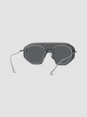 Loewe X Matsuda Shield Sunglasses - Grey