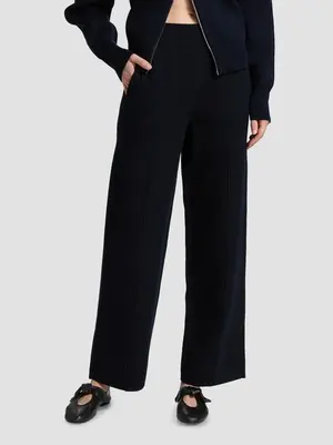 A.L.C. Corey Knit Wide-leg Pants