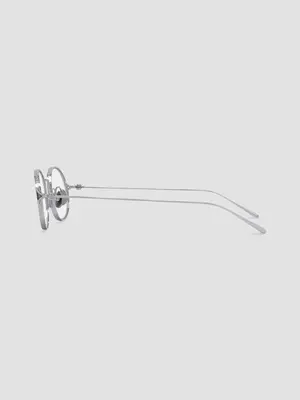 Loewe X Matsuda 46mm Round Optical Eyeglasses - Silver