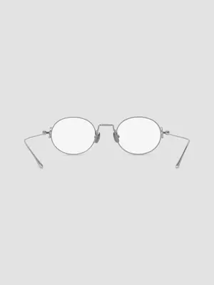 Loewe X Matsuda 46mm Round Optical Eyeglasses - Silver