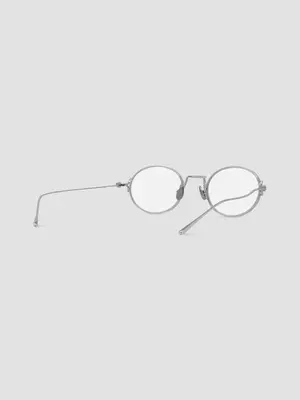 Loewe X Matsuda 46mm Round Optical Eyeglasses - Silver
